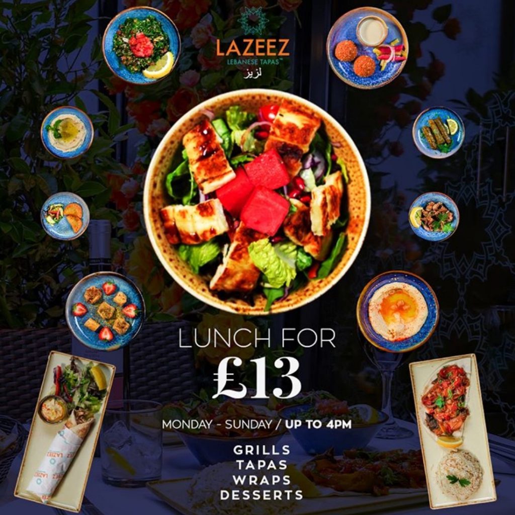 Autumn Lunch Offer – Lazeez Tapas Restaurant Mayfair