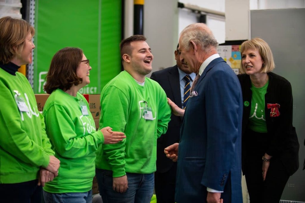 His Majesty Visits The Felix Project – Lazeez Tapas Restaurant Mayfair